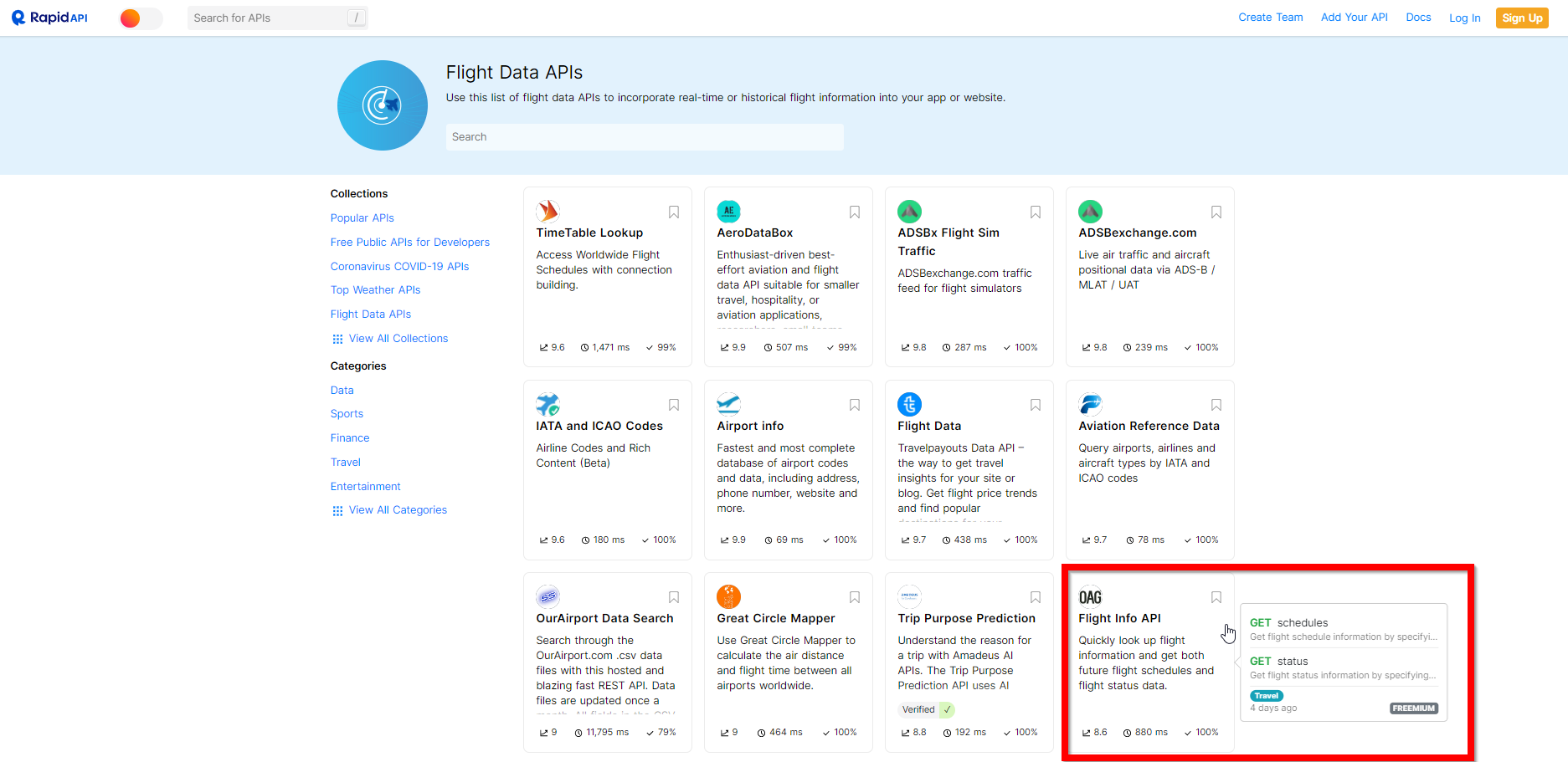 OAG Joins the RapidAPI Marketplace | Product Update | OAG