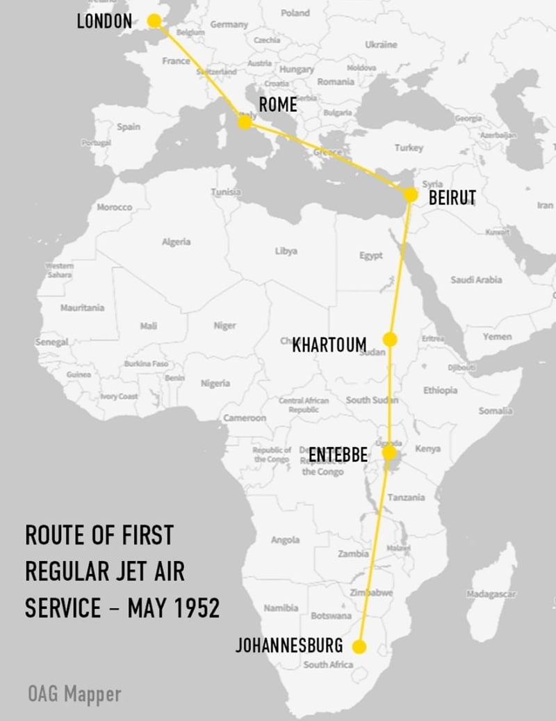 Platinum Jubilee: Remembering 70 Years of Scheduled Jet Air Services